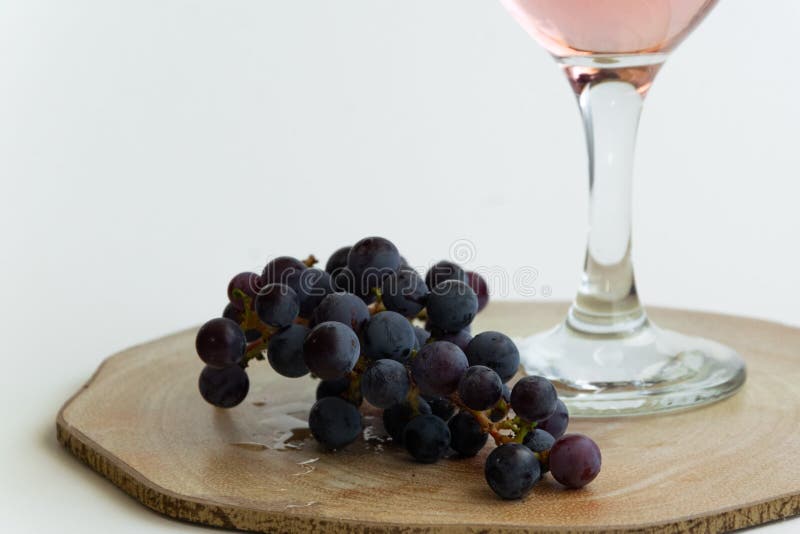 Isolated Grape and Wine. Alcoholic Beverage Product Stock Image - Image ...