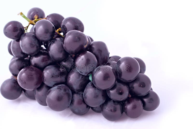 Isolated white grapes stock image. Image of ingredient - 16415905