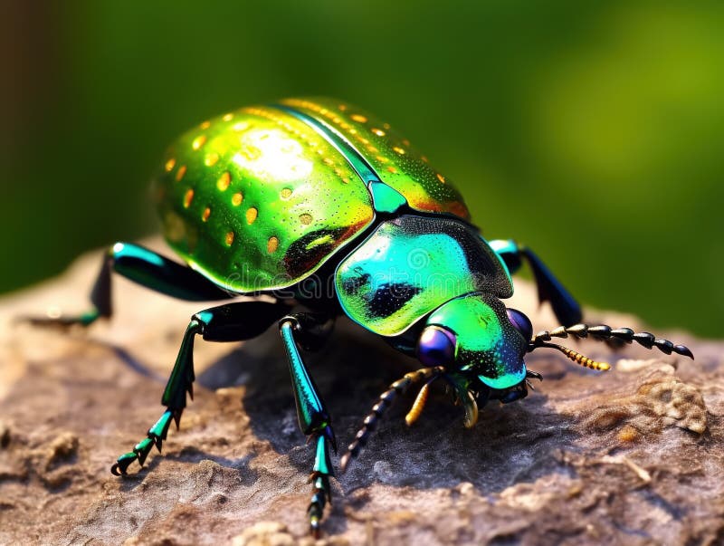 Isolated Green Bug stock illustration. Illustration of green - 293696994