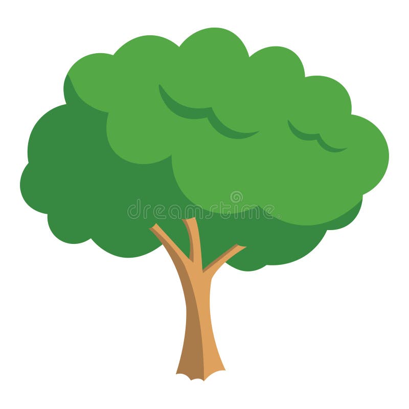 Isolated Green Natural Tree Image Vector Stock Vector - Illustration of ...