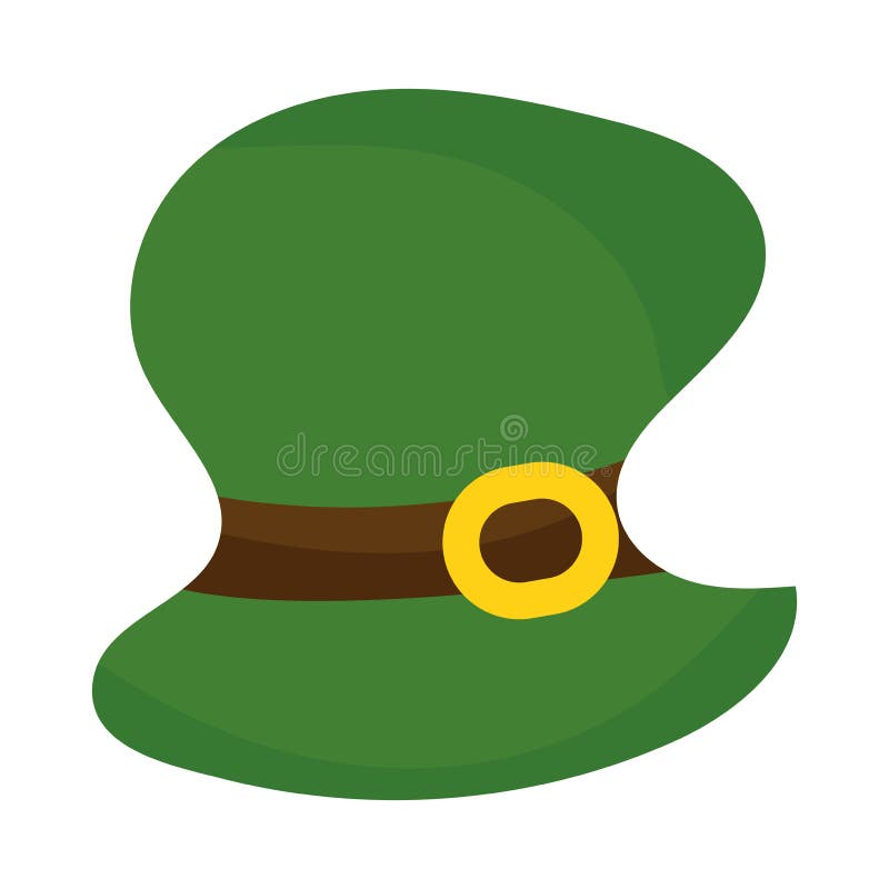Isolated Green Patrick Day Traditional Hat Vector Stock Vector ...