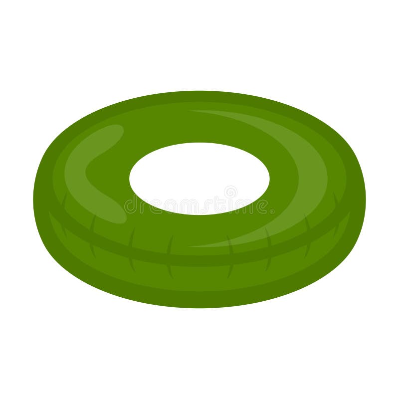 Isolated Green Pool Float Toy Image Stock Vector - Illustration of ...