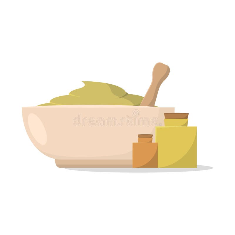 Isolated Green Salt Spa Vector Illustration Stock Vector - Illustration ...