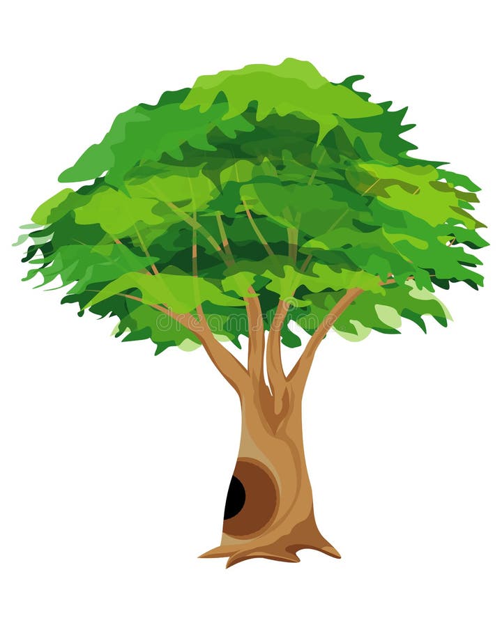 Green tree vector design stock vector. Illustration of vector - 140186962