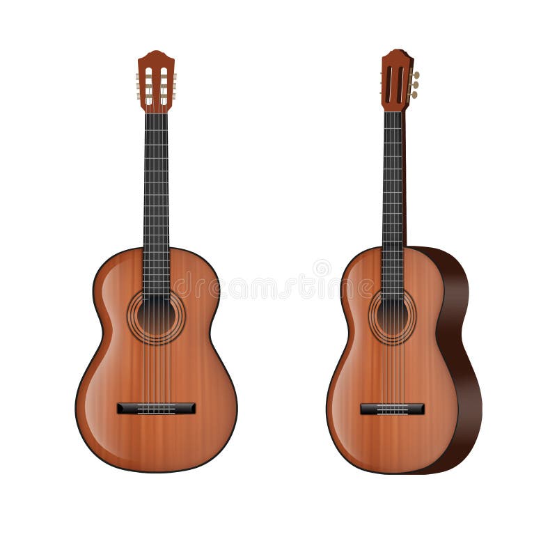 Guitar Side View Stock Illustrations – 165 Guitar Side View Stock ...
