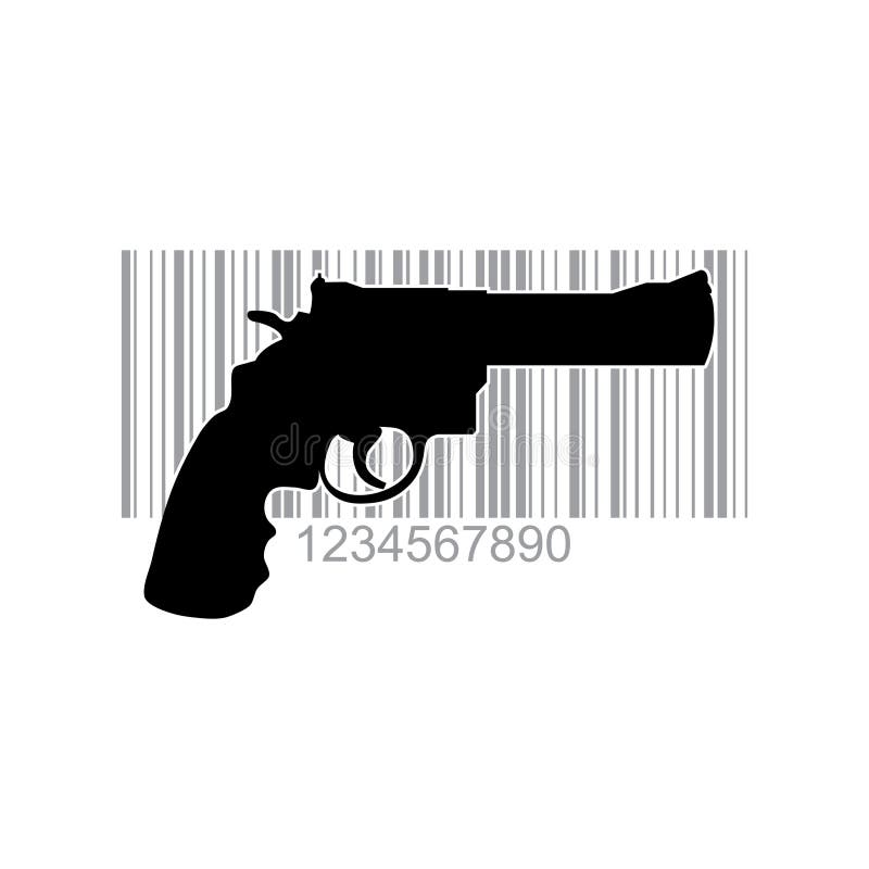 Scan Pistol Icon, Outline Style Stock Vector - Illustration of purchase ...