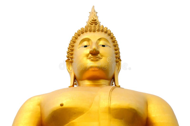 Isolated Golden Buddha Half Body Stock Photos - Free & Royalty-Free ...