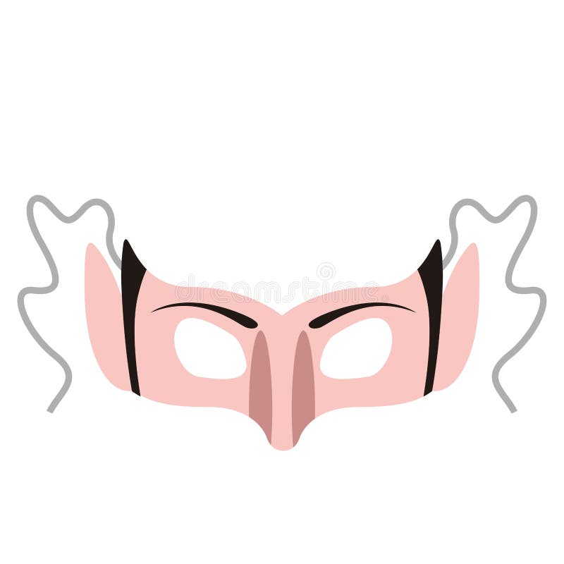 Vampire, boy at mask, eps. stock vector. Illustration of celebrities ...