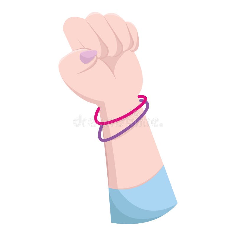 Isolated Hand Doing a Revolution Symbol Vector Stock Vector ...