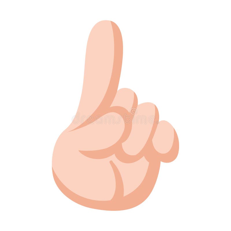 Isolated Hand Doing Sign Language Stock Vector - Illustration of ...