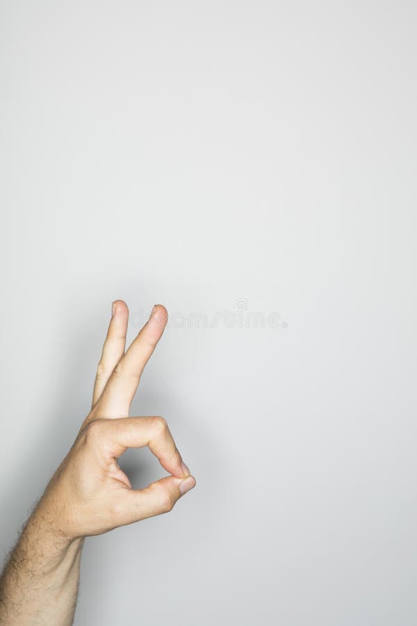 Isolated hand gesture stock image. Image of excellent - 72907329