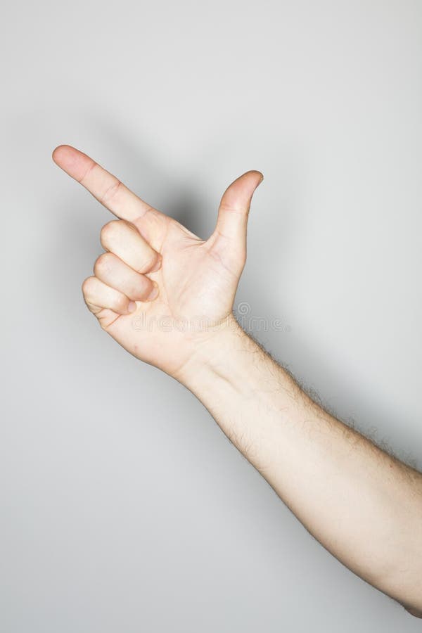 Isolated hand gesture stock photo. Image of copy, human - 72909658