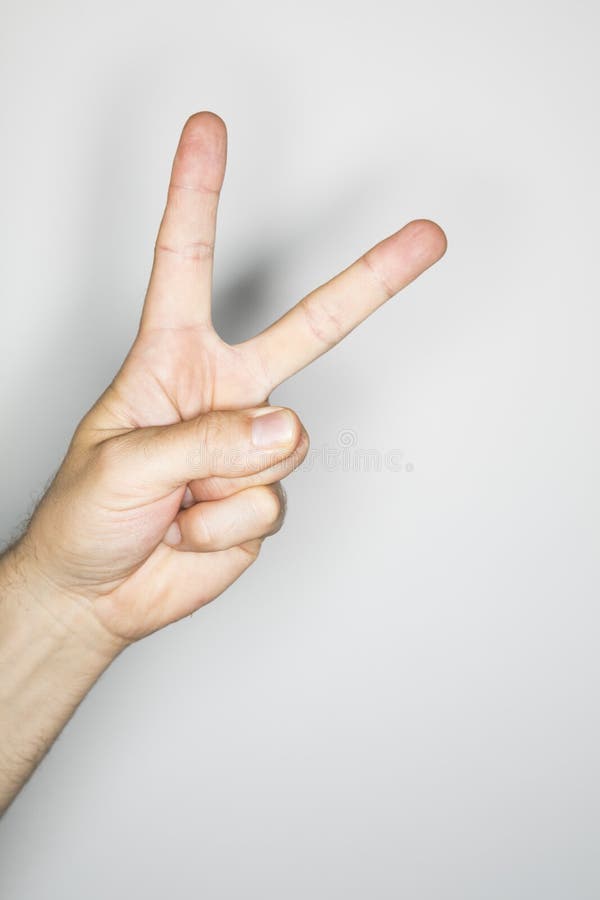 Isolated hand gesture stock image. Image of human, fingernail - 72911169