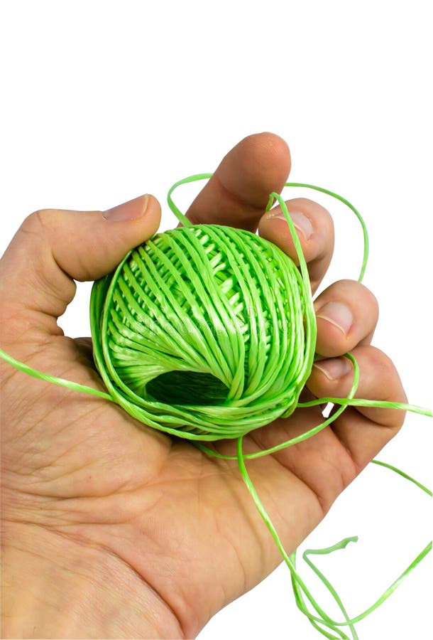 Hand and green fiber stock photo. Image of fashion, hobby - 30138058