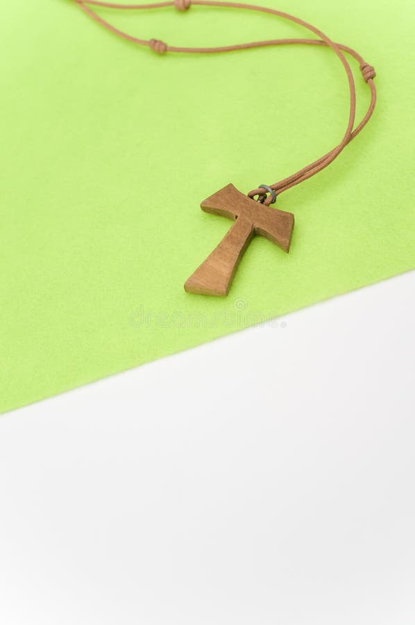 Isolated Hand Made Wooden Tau Cross Pendant - Greek Letter Tau Stock ... Isolated Hand Made Wooden Tau Cross Pendant - Greek Letter Tau Stock ...
