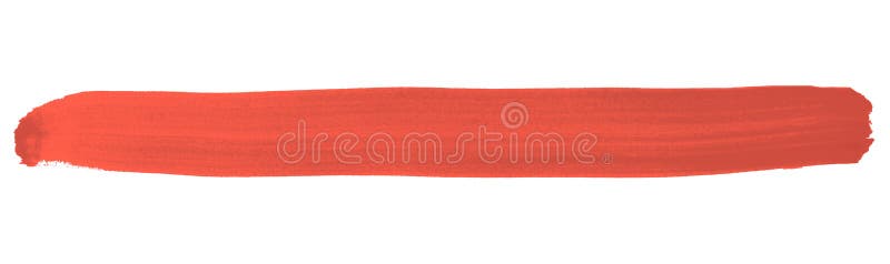 Painted Red Stripe of Chalk Stock Image - Image of sketch, painting ...