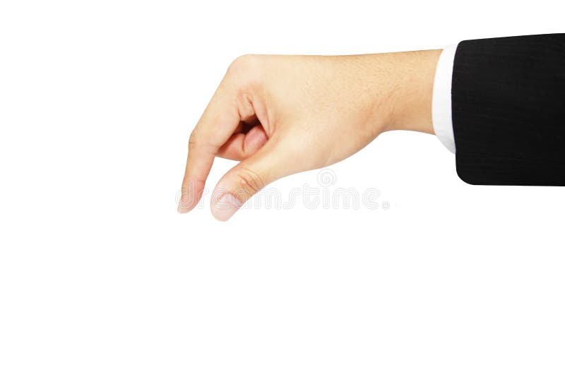 Isolated hand picking up stock image. Image of person - 21798197