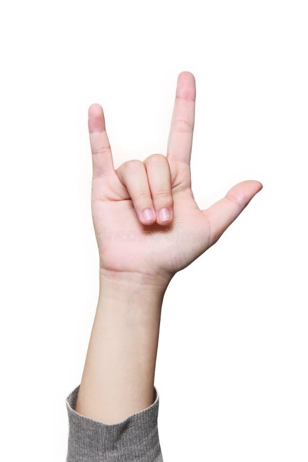 I Love You - Hand Gesture #1 Stock Photo - Image of macro, hand: 105374