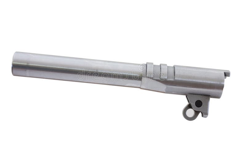 Isolated handgun barrel stock photo. Image of metal, muzzle - 20255968
