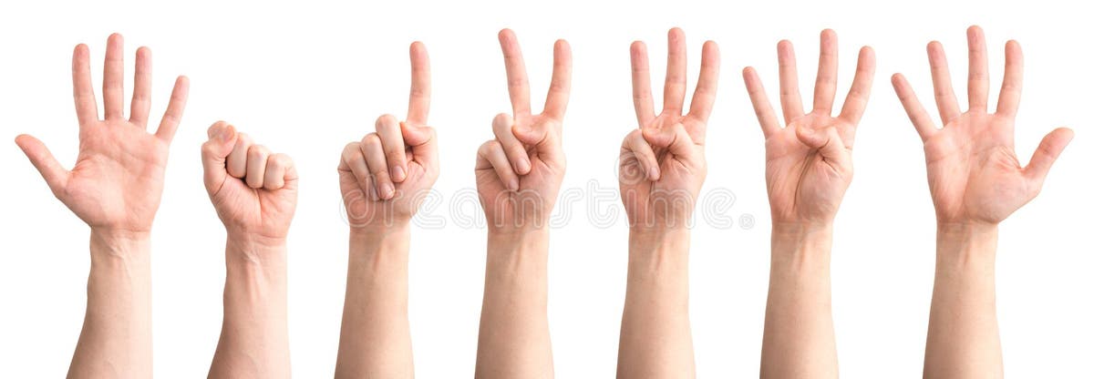 Hands Numbers 1 To 10 Stock Photos - Free & Royalty-Free Stock Photos ...