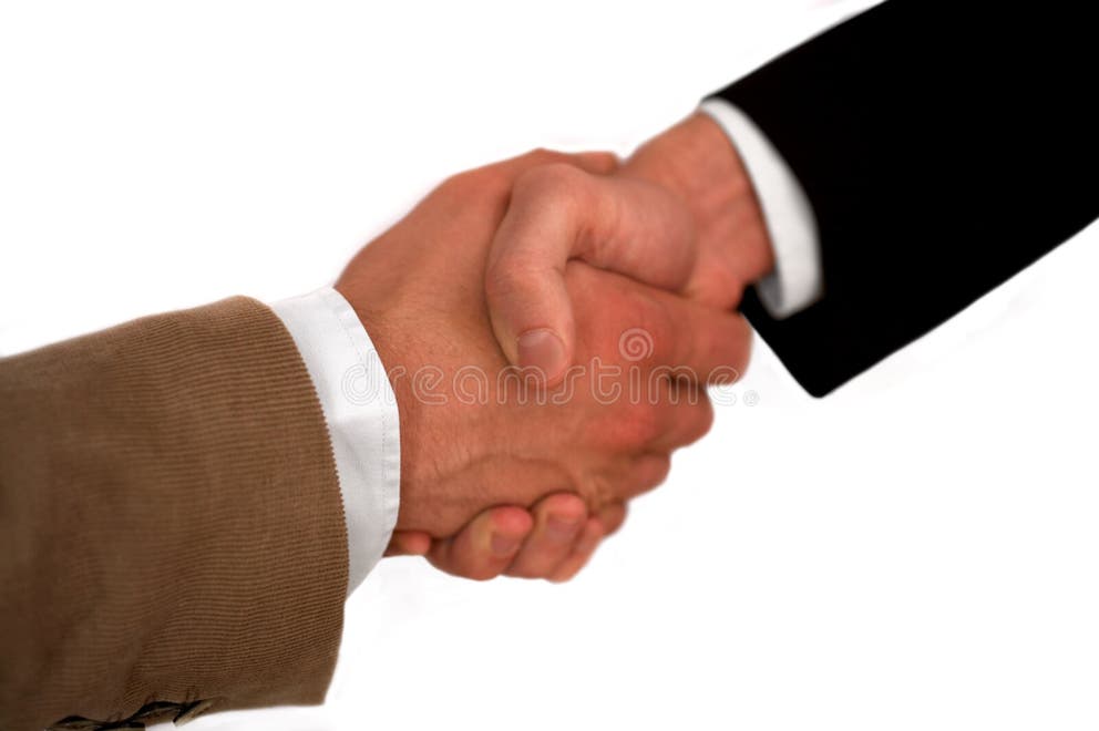Isolated Handshake in High Resolution Stock Photo - Image of hands ...