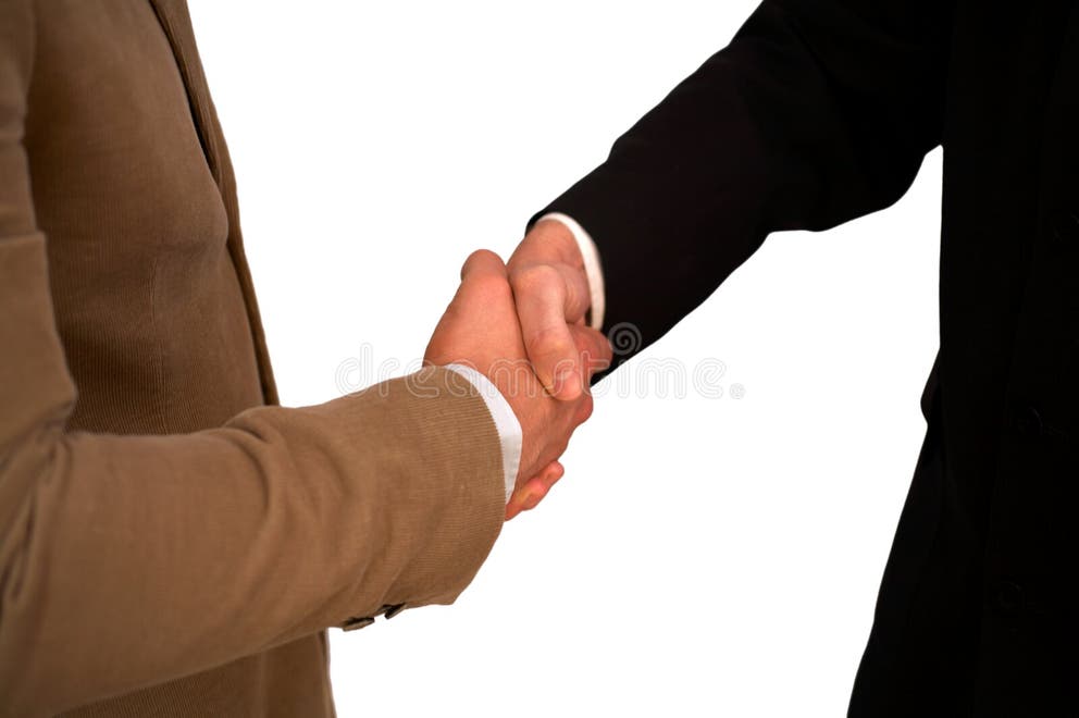 Isolated Handshake in High Resolution Stock Photo - Image of greet ...