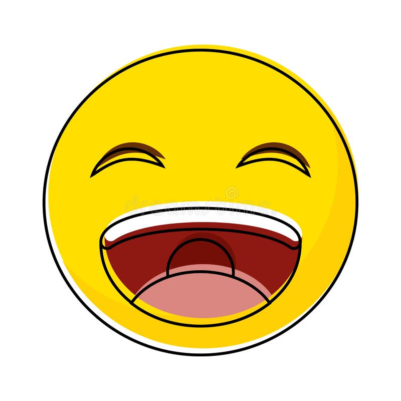 Isolated happy emoji icon stock vector. Illustration of icon - 180426887