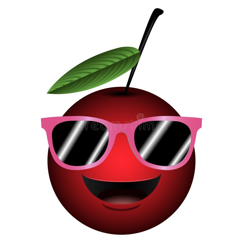 Isolated happy emote stock illustration. Illustration of clip - 89607265