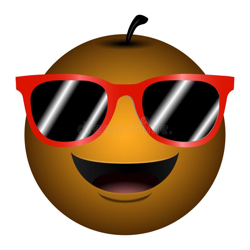 Isolated happy emote stock illustration. Illustration of face - 89607302