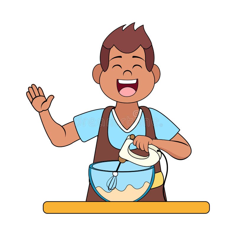Man Make Cake Stock Illustrations – 251 Man Make Cake Stock ...