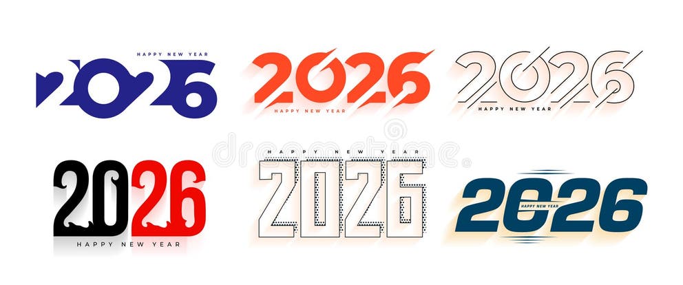 New Year 2026 Logo Stock Illustrations – 5,272 New Year 2026 Logo Stock ...