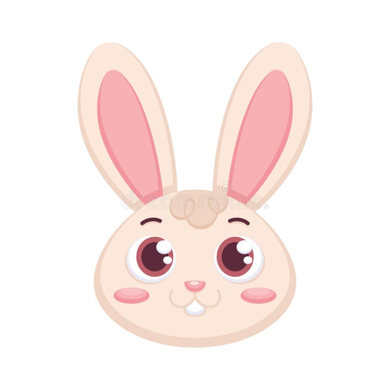 Isolated Happy Rabbit Cartoon Avatar Vector Stock Vector - Illustration ...