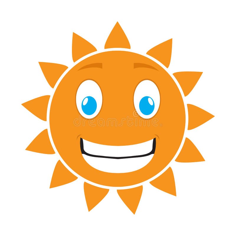 Isolated happy sun stock vector. Illustration of people - 137981815