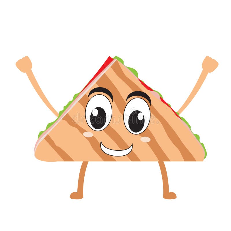 Isolated happy taco emote stock vector. Illustration of food - 120447888