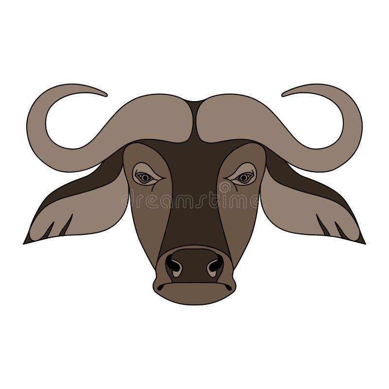 Buffalo Head Africa Stock Illustrations – 253 Buffalo Head Africa Stock ...