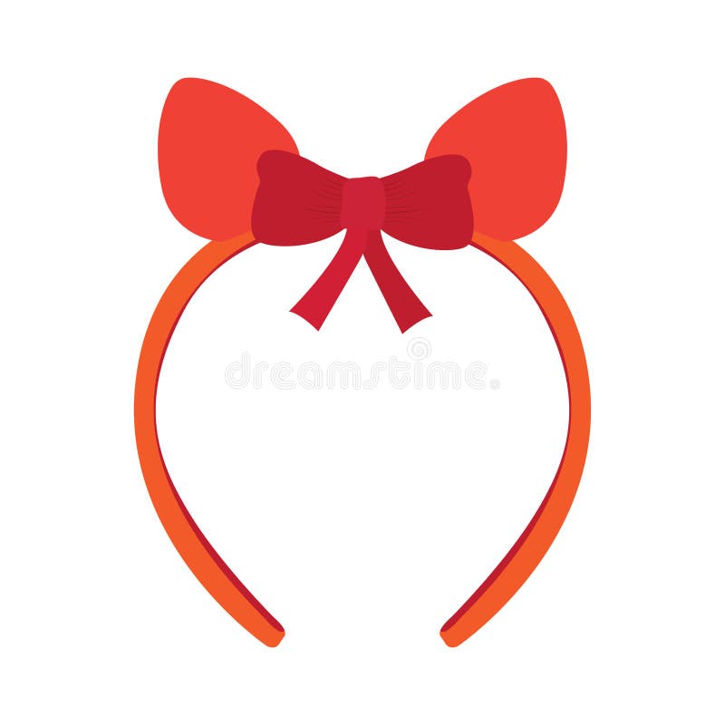 Isolated Headband Icon with a Ribbon Stock Vector - Illustration of ...