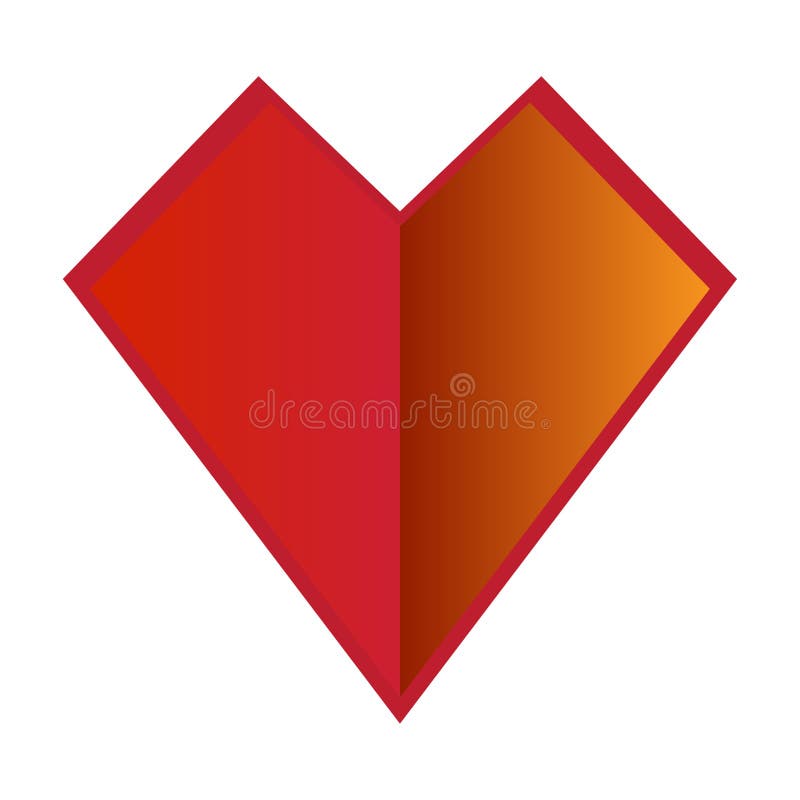Isolated heart icon stock vector. Illustration of symbol - 152946612
