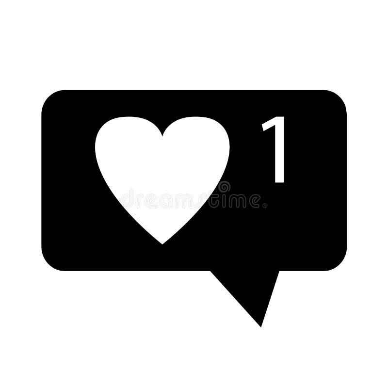 Isolated Heart Shape Icon with a Number Stock Vector - Illustration of ...