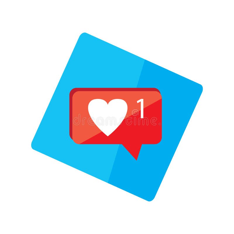 Isolated Heart Shape with a Number on a Sticker Stock Vector ...