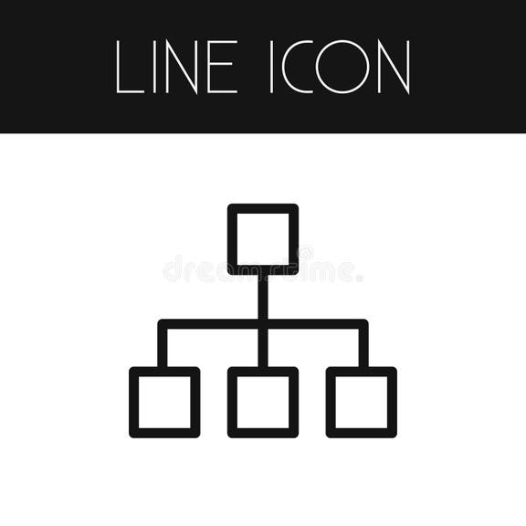 Isolated Hierarchy Outline. Structure Vector Element Can Be Used for ...