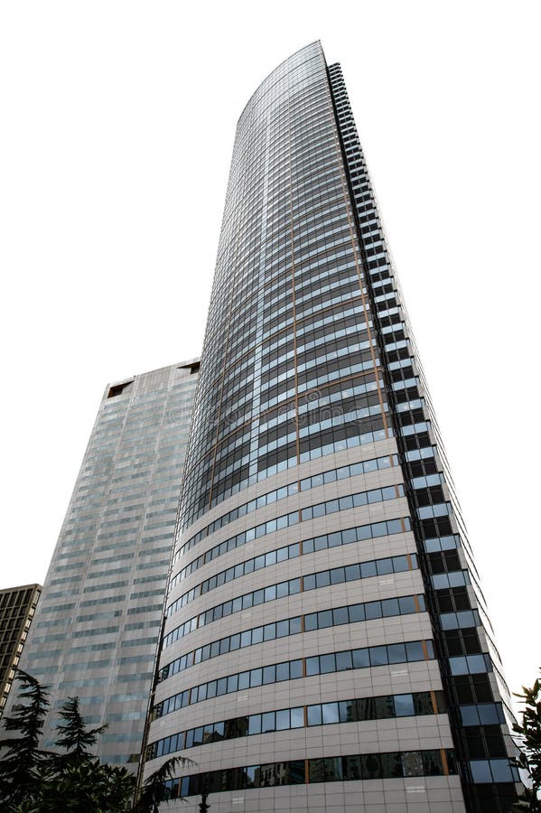 Skyscrapper stock image. Image of downtown, seattle, angle - 30066649
