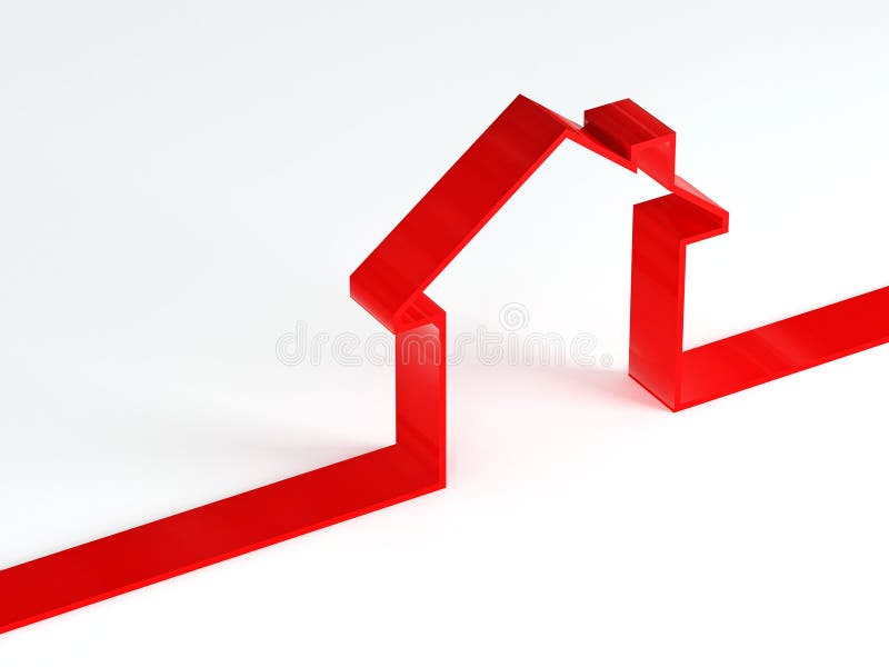 Isolated house stock illustration. Illustration of fashion - 4355025