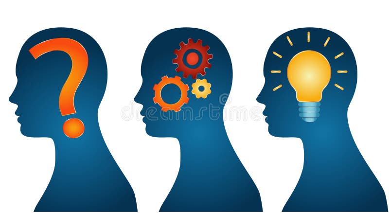 Problem Thinking Inspiration Idea and Success. Human Head Problem ... Problem Thinking Inspiration Idea and Success. Human Head Problem ...