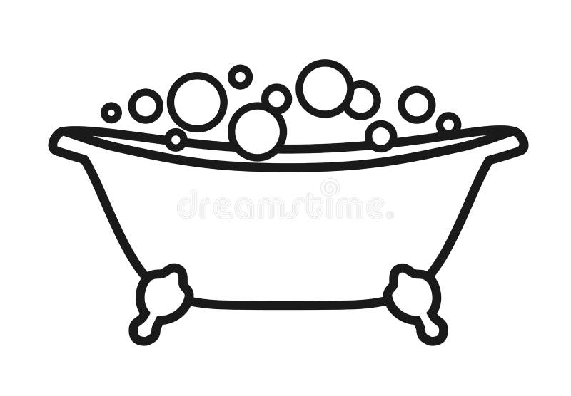 Bath Bubbles Tub Stock Illustrations – 2,523 Bath Bubbles Tub Stock ...