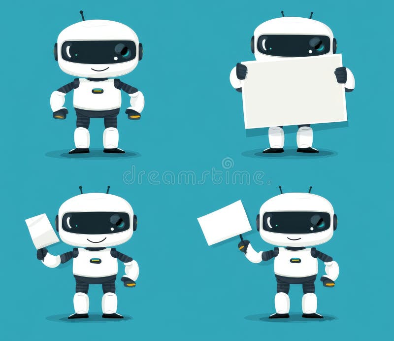 Isolated Illustration Objects of Futuristic Technological Engineer ...