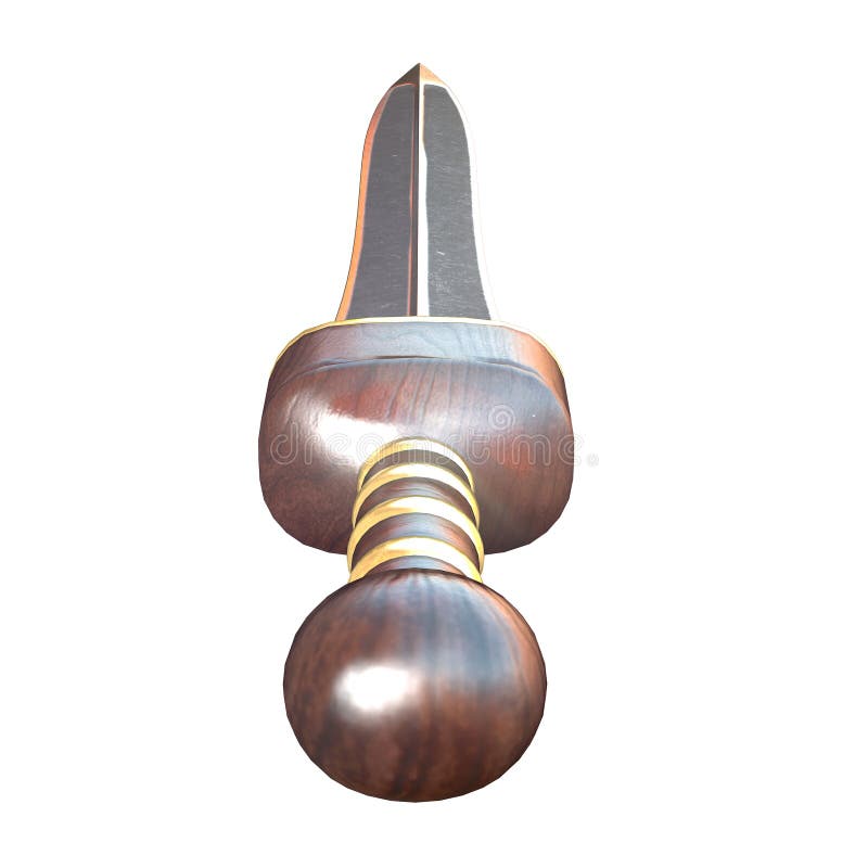 Isolated Illustration of a Roman Gladius Short Sword Stock Image ...