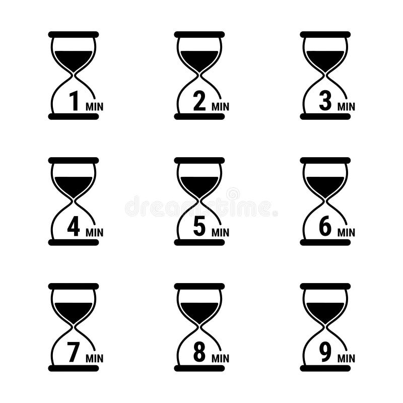 Isolated Illustration with Timer. Stock Vector - Illustration of ...