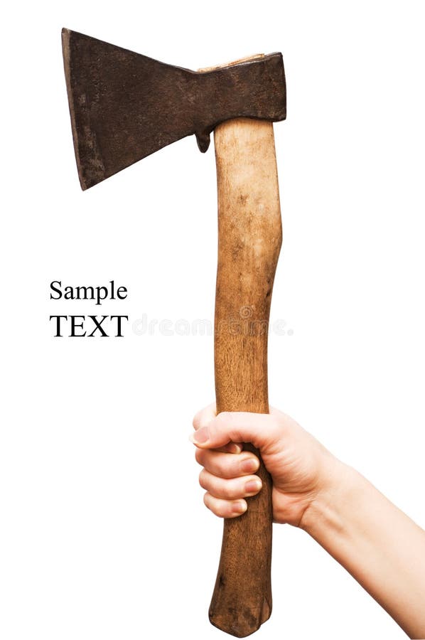 Isolated image of axe stock image. Image of isolated, handle - 8690549