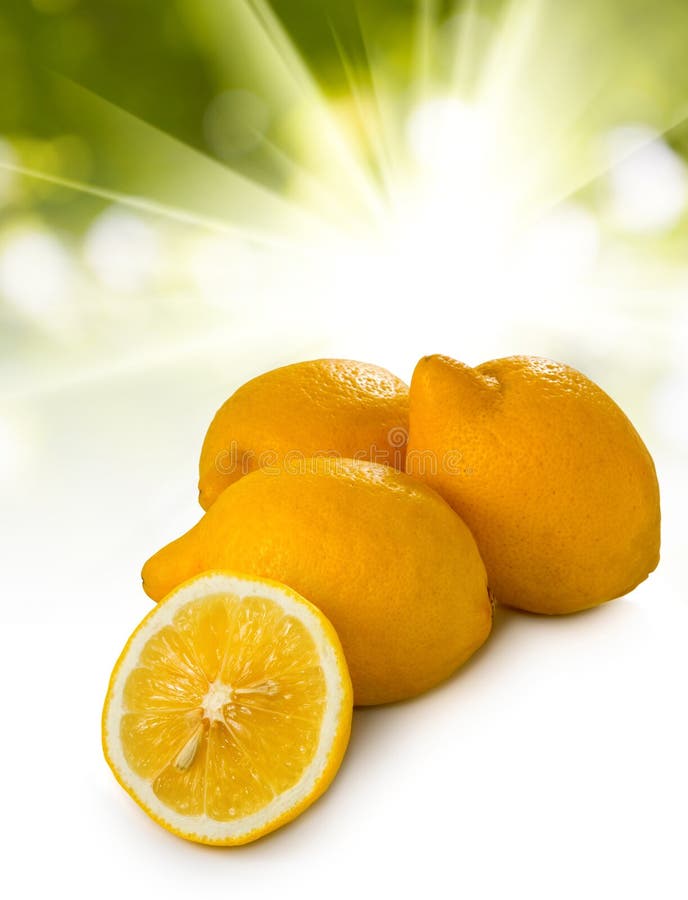 Isolated Image of Lemon Close Up Stock Image - Image of juice, close ...