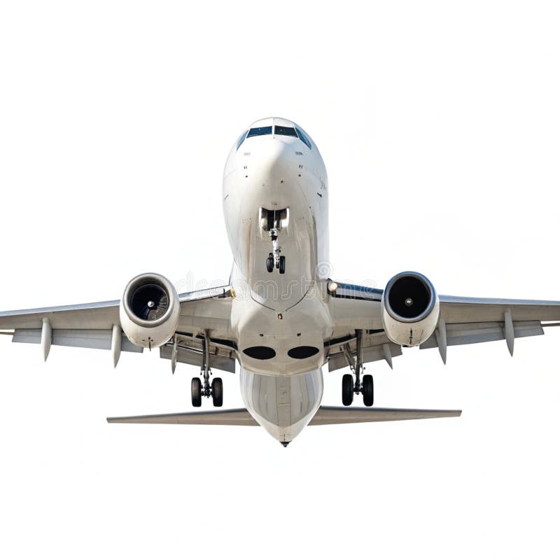 Plane on white background stock illustration. Illustration of ...